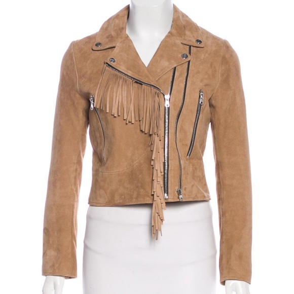 Sandro | Jackets & Coats | Sandro Fringe Suede Jacket | Poshmark